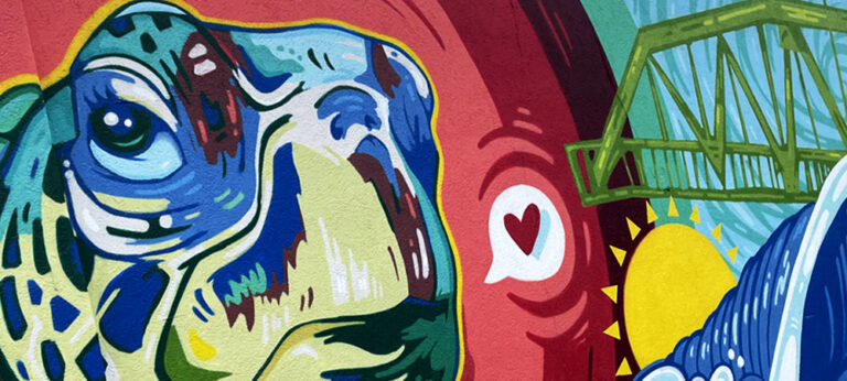 New Surf City Mural by David Mercer: 'Home is where the heART is' at ...